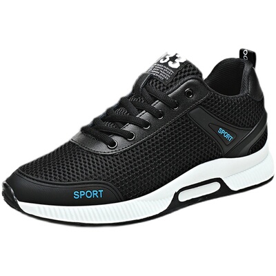 夏季时尚网面休闲鞋潮鞋内增高