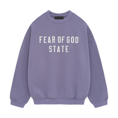 FEAROFGOD字母印花摇粒绒卫衣