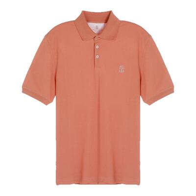 BC BRUNELLO CUCINELLI 26春夏男士提花Logo纯棉短袖Polo衫301574