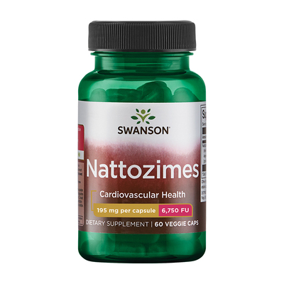 2瓶装 Swanson斯旺森3倍纳豆激酶中老年保健品6750fu60粒