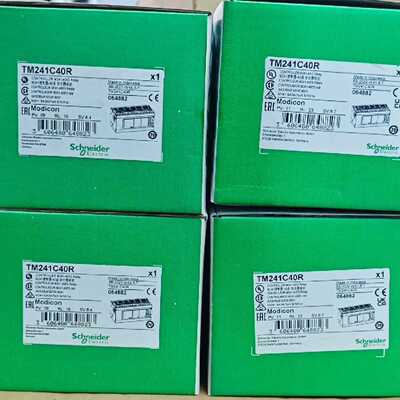 议价施耐德TM241C40R M241控制器40点继电器输入输出全新原装正品
