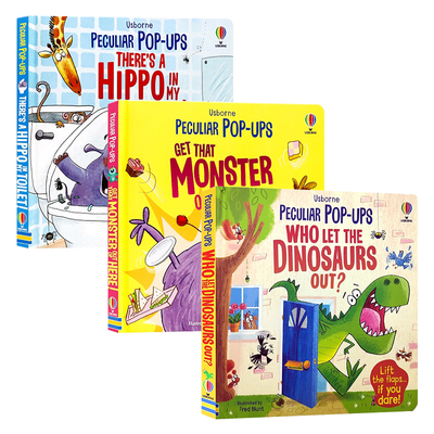 Usborne奇妙立体书3册英文原版