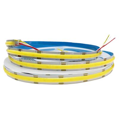 cob低压12v贴片双色灯带客厅掉顶线型灯条24v智能调光三色led自粘