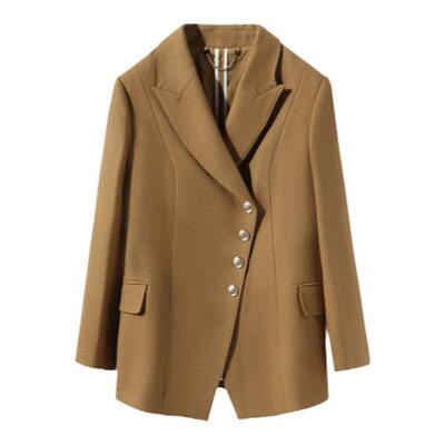 小众设计感羊毛宽松西装外套