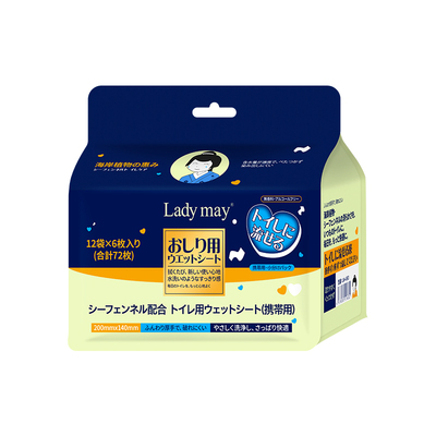 LadyMay进口便携湿厕纸迷你小包