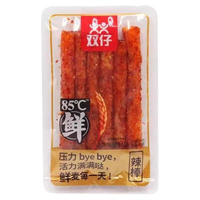 湖南特产双仔85℃鲜辣棒零食小吃