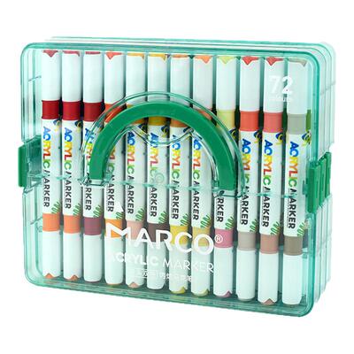 双头双色直液式丙烯马克笔