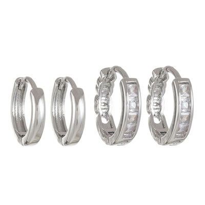 超精致四件套小圈圈耳钉！