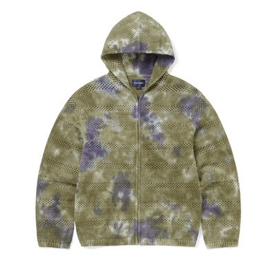 thisisneverthat® Crochet Knit Zip Hoodie 26春季新款印花卫衣