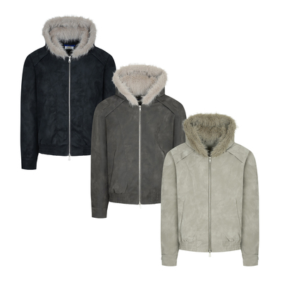 PME「霜冻暗纹」PU连帽座山雕