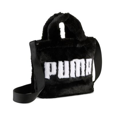 PUMA彪马女包2025冬季新款UP FAUX FUR Mini Shopper手提包091713