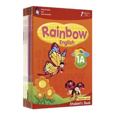 彩虹英语幼儿园教材加练习册