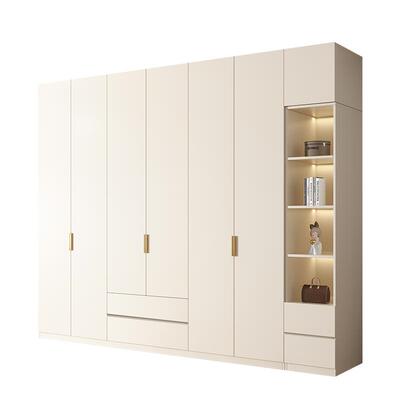 纯实木衣柜加深60一门到顶包安装