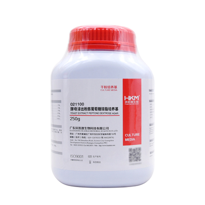 酵母浸出粉胨葡萄糖琼脂培养基(YPD)021100干粉BR250g/瓶环凯正品