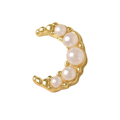 美甲月亮饰品2023新款