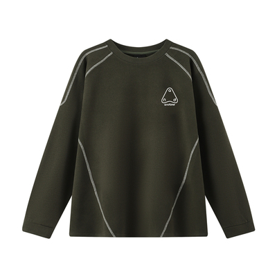 andtime美式德绒打底衫长袖