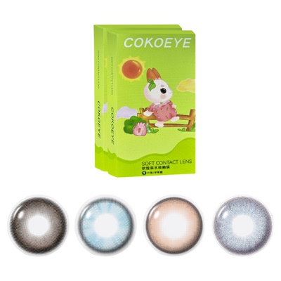 敏感眼专研cokoeye美瞳混色半年抛