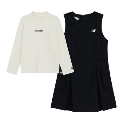 New Balance nb童装女童春秋时尚简约舒适连衣裙套装ND7KE36102