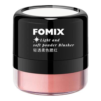 FOMIX轻透柔色腮红蘑菇头懒人气垫腮红光修容一体柔雾胭脂粉正品