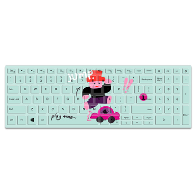 创意卡通键盘膜适用2025华为MateBookD14SE荣耀MagicBookX16保护膜华硕天选6Pro防尘罩惠普战66全覆盖彩绘膜