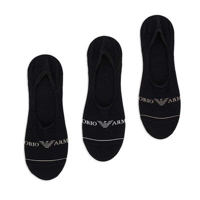 Armani/阿玛尼男士3双装鹰标袜子