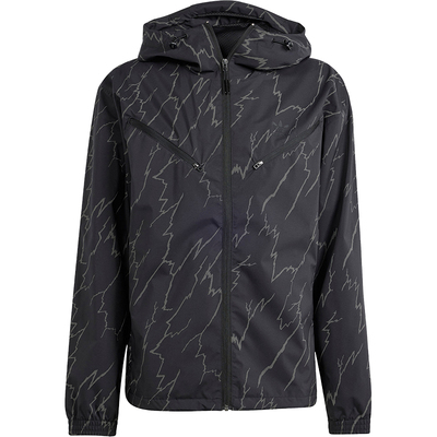 Adidas/阿迪达斯官方正品三叶草男士印花运动休闲连帽外套IM9878