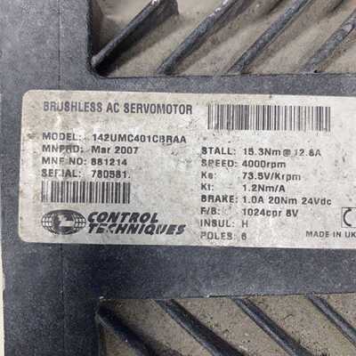 议价EMERSON/艾默生 Unimotor um 伺服电机142UMC401CBRAA，现货
