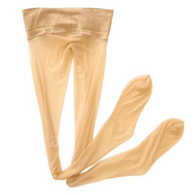 无缝低腰裆部360度连裤超薄丝袜