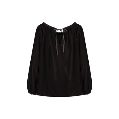 25年秋冬宽松丝绒上衣女