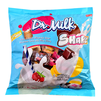 土耳其进口ELVAN综合口味牛奶糖夹心硬糖年货喜糖袋装500g