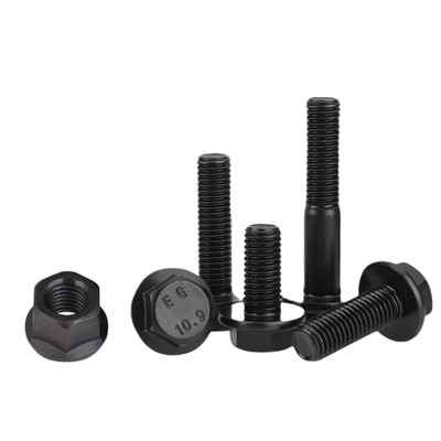 六角法兰面平底螺栓细牙