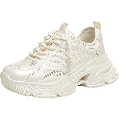 TATA他她珍珠贝老爹鞋女透气薄款通勤轻便运动鞋女新款鞋CT801BM5