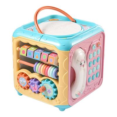 婴儿手拍鼓玩具儿童拍拍0一1岁早教益智6-8个月以上宝宝六多面体7