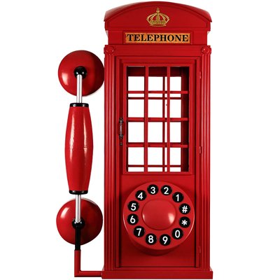 落地邮筒电话亭场景展厅英伦