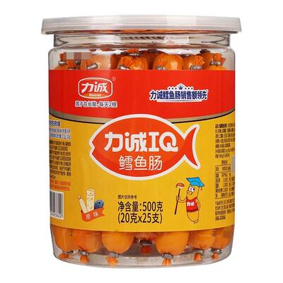 力诚IQ鳕鱼肠添加DHA即食20g装