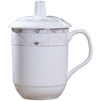 茶杯家用会议室水杯带盖利林