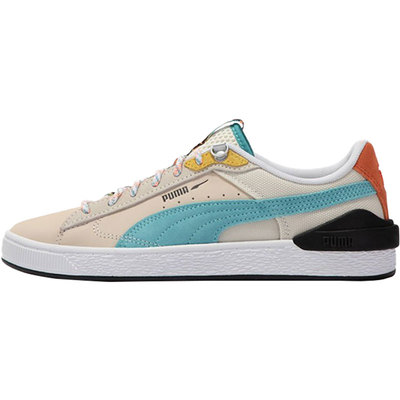 Puma/彪马正品Suede Bloc HC 男女拼色耐磨低帮板鞋383343-01