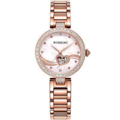 罗西尼心形镂空罗西尼机械表女表