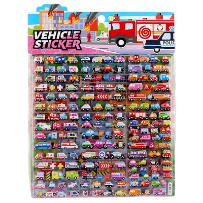 迷你汽车3D立体卡通贴纸