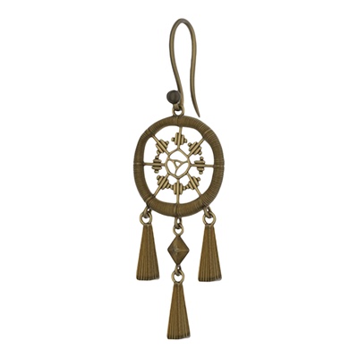 GOOGMO复古耳环女独特小众设计感民族风长款流苏波西米亚风耳饰女