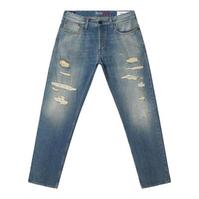 DENHAM意大利制赤耳直筒牛仔裤