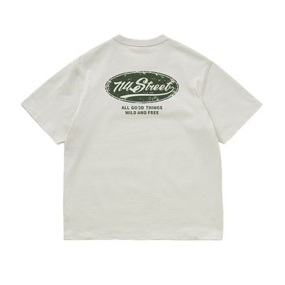 714street破碎圆圈LOGO印花T恤