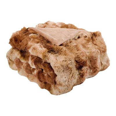 盒马MAX 拿铁泡芙泡泡毯130cmx160cm午睡空调保暖毯子