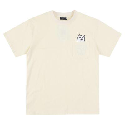 潮牌RIPNDIP经典款口袋猫短袖T恤