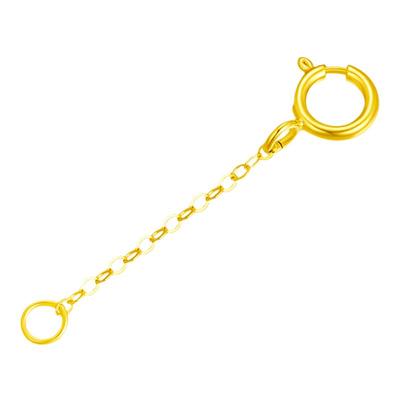 周大生18k金o字链延长链