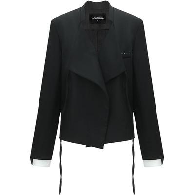 COCOBELLA假两件手缝线西装