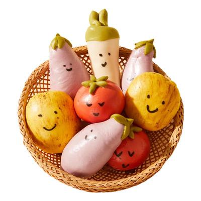 铁锅炖蔬菜卡通包子豆沙馅果蔬馒头儿童早餐点主食半成品加热即食