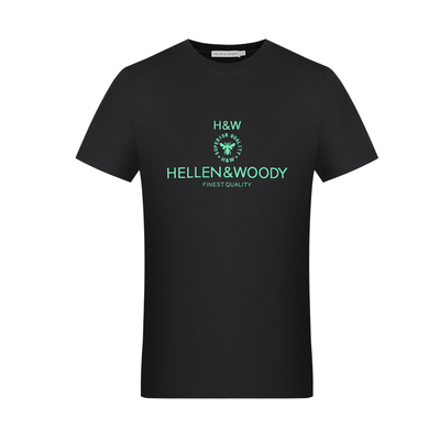 HW短袖丝光棉男士圆领T恤