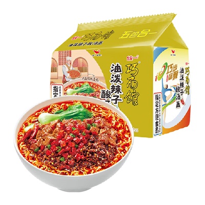 统一油泼辣子酸汤面方便面
