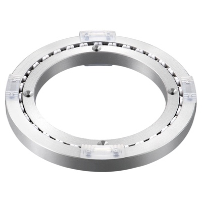 餐桌转盘底座轴承铝合金转芯静音实木圆桌大理石玻璃旋转家用68cm